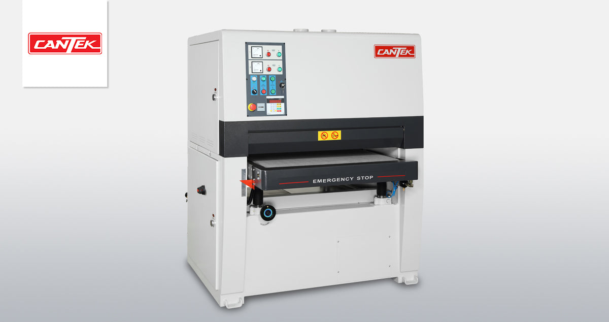 CANTEK | C372 37" Two Head Wide Belt Sander (60" Belt) — Centex Automation