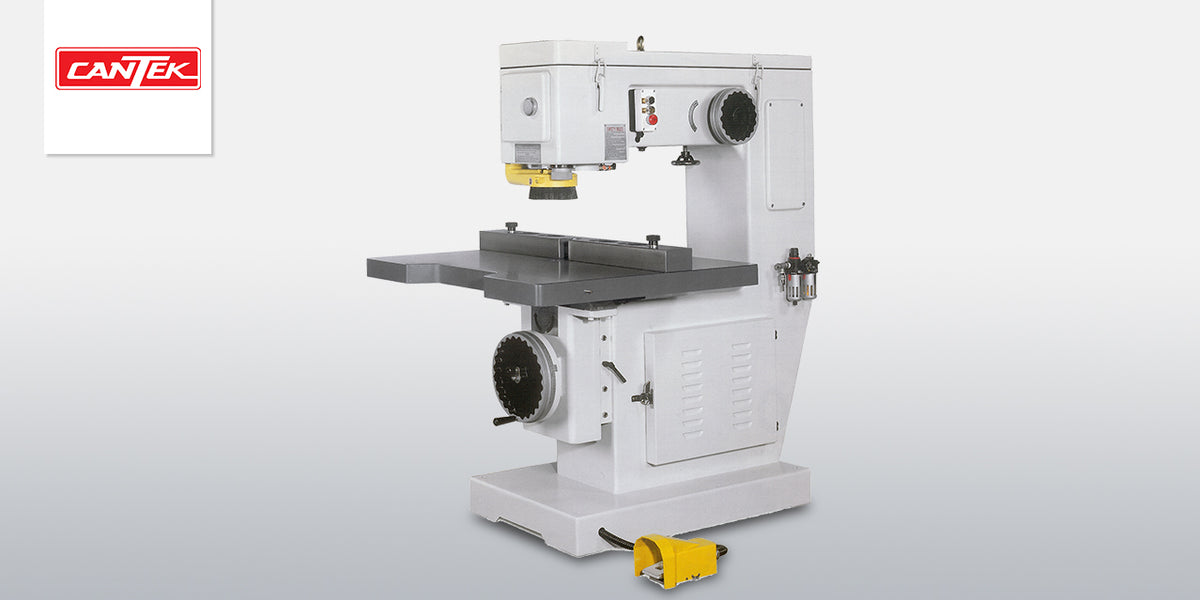 CANTEK | SR750 Pneumatic Overarm Pin Router — Centex Automation