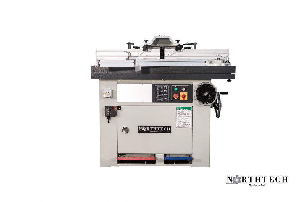 NORTHTECH MACHINE | NT-735TS SHAPER WITH TILTING SPINDLE, SLIDING TABL ...